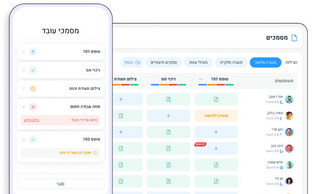 עמוד Workplace migration ישראל | Connecteam